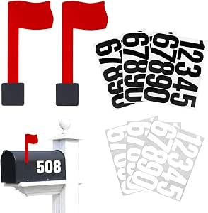 Amazon.com: Mailbox Replacement Flag Kit,2 Pack Mailbox Stainless Steel ...