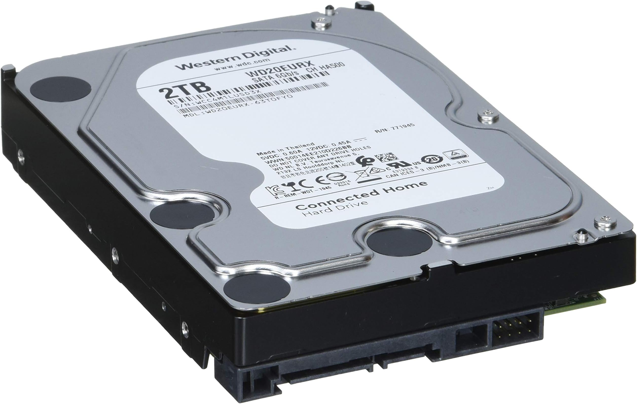 Amazon | Western Digital HDD 2TB WD AV-GP TV録画 オーディオ/ビデオ 3.5インチ 内蔵HDD WD20EURX | WD | 内蔵ハードディスク 通販