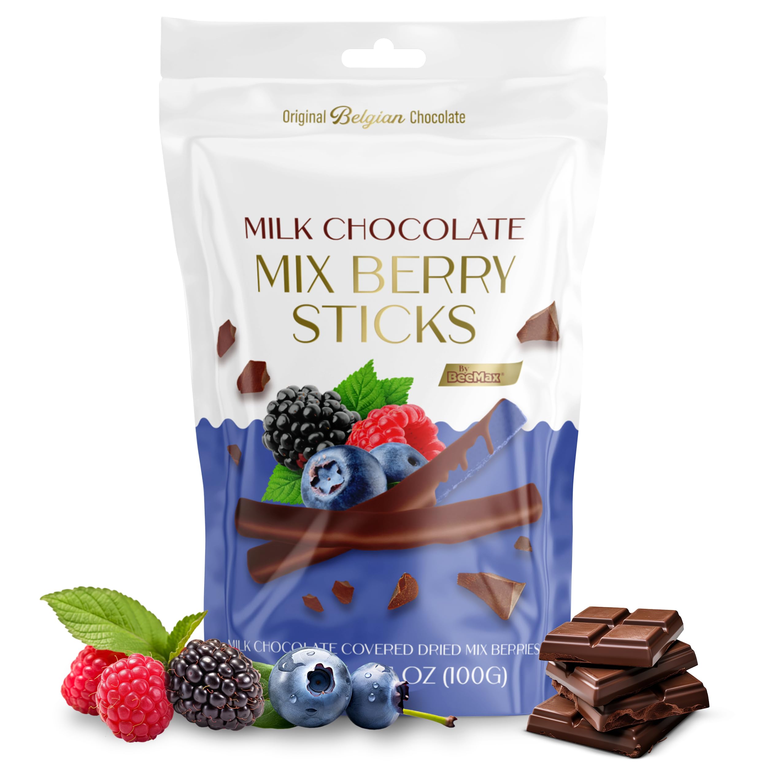 Amazon.com : Belgian Chocolate Covered Fruit Sticks - Gourmet Covered ...