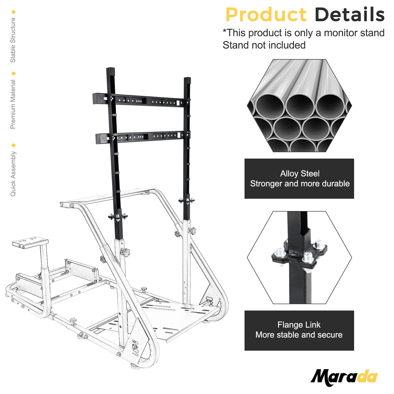 Snapklik.com : Marada Sim Monitor Stand Suitable For Multiple Brand ...