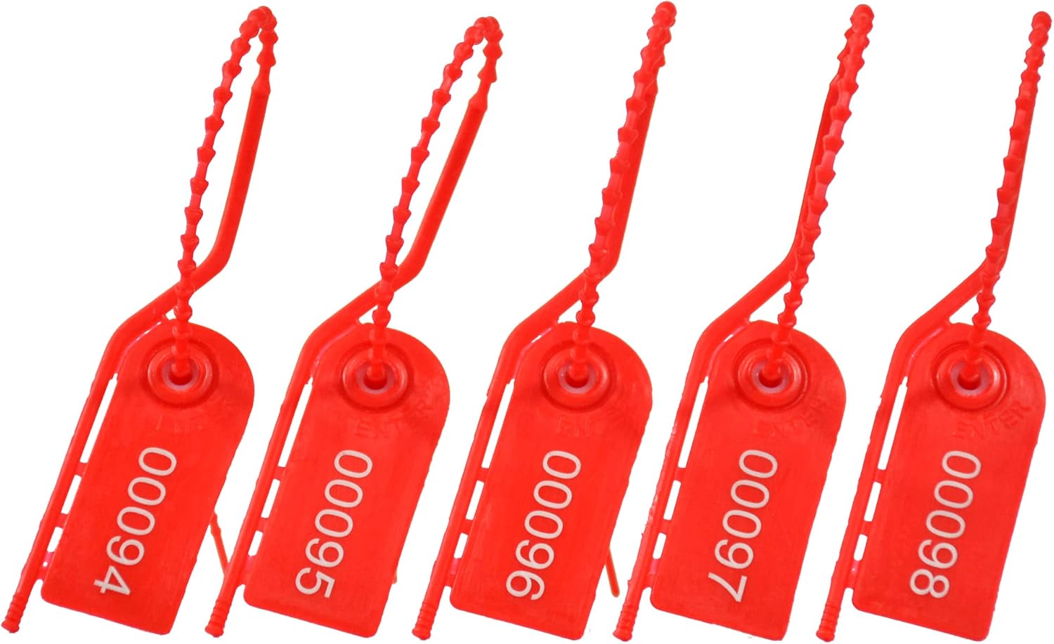 Amazon.com: 1000 Plastic Security Seals Secure Anti-Tamper Fire ...
