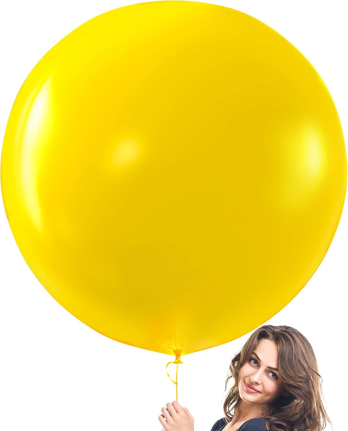 Amazon.com: Prextex Yellow Giant Balloons - 8 Jumbo 36 Inch Yellow ...