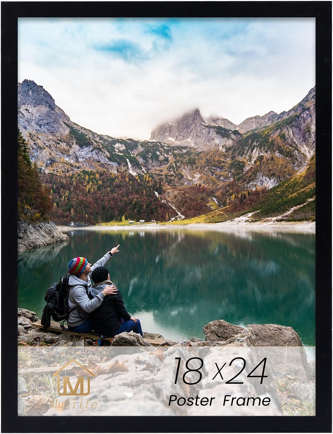 Amazon.com - Muzilife 18×24 Poster Frame with Polished Plexiglass ...