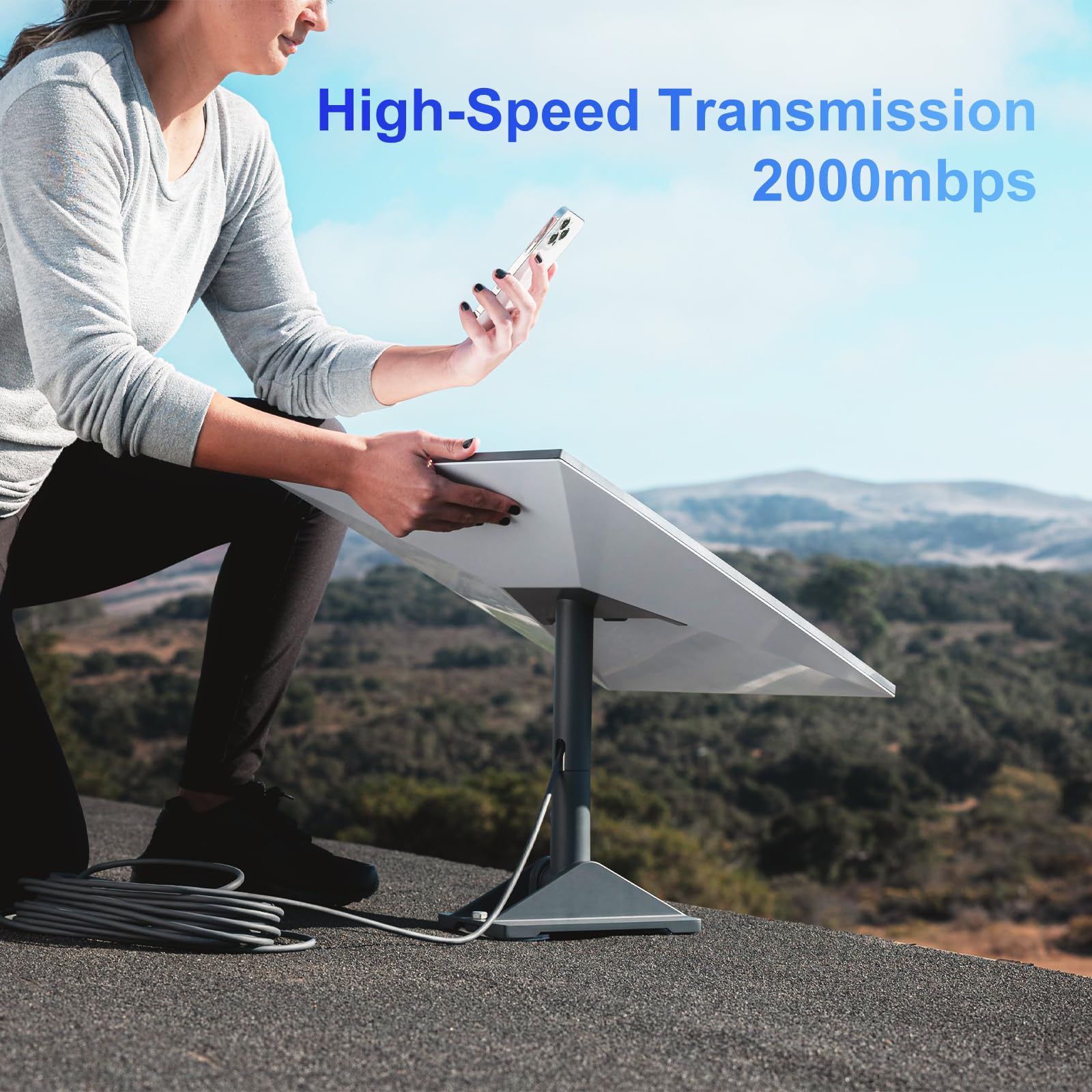 Snapklik.com : Starlink Gen 3 Cable 150FT/46M, Replacement Standard V3 ...