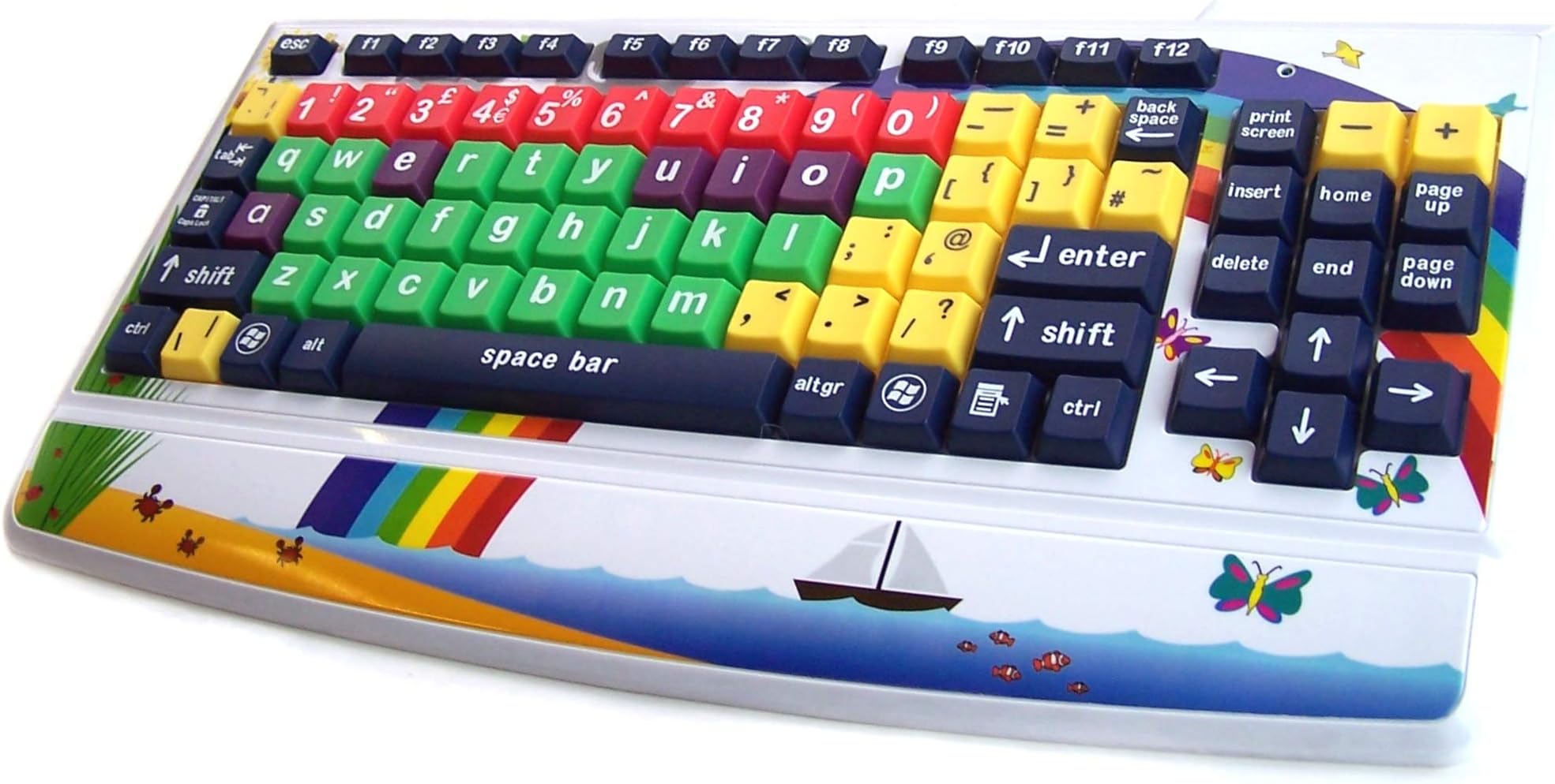 Accuratus Monster 2 - USB Early Learner Lower Case Keyboard with Extra ...