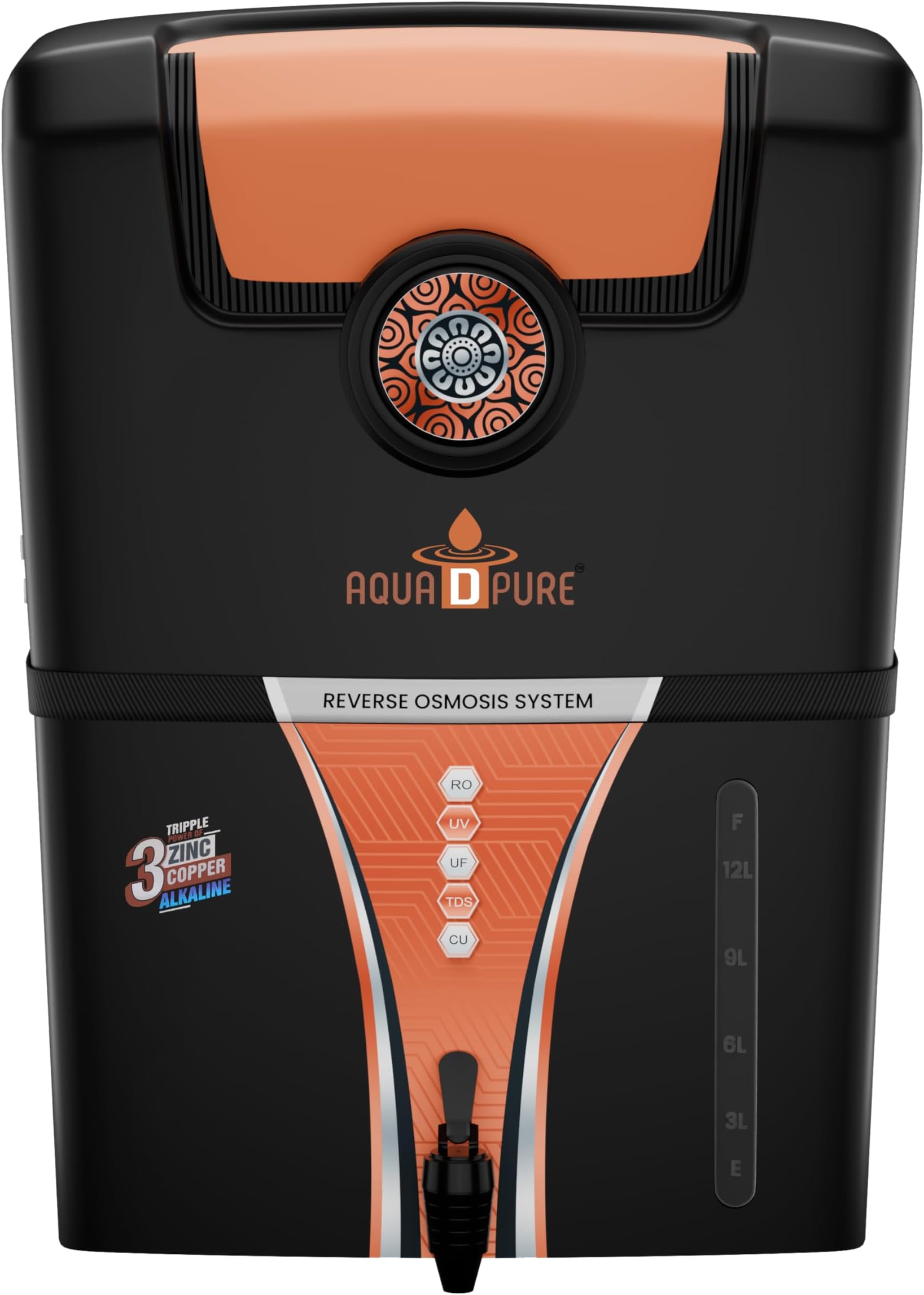 AquaDart RO Water Purifier with Zinc Copper Alkaline Filter Technology ...
