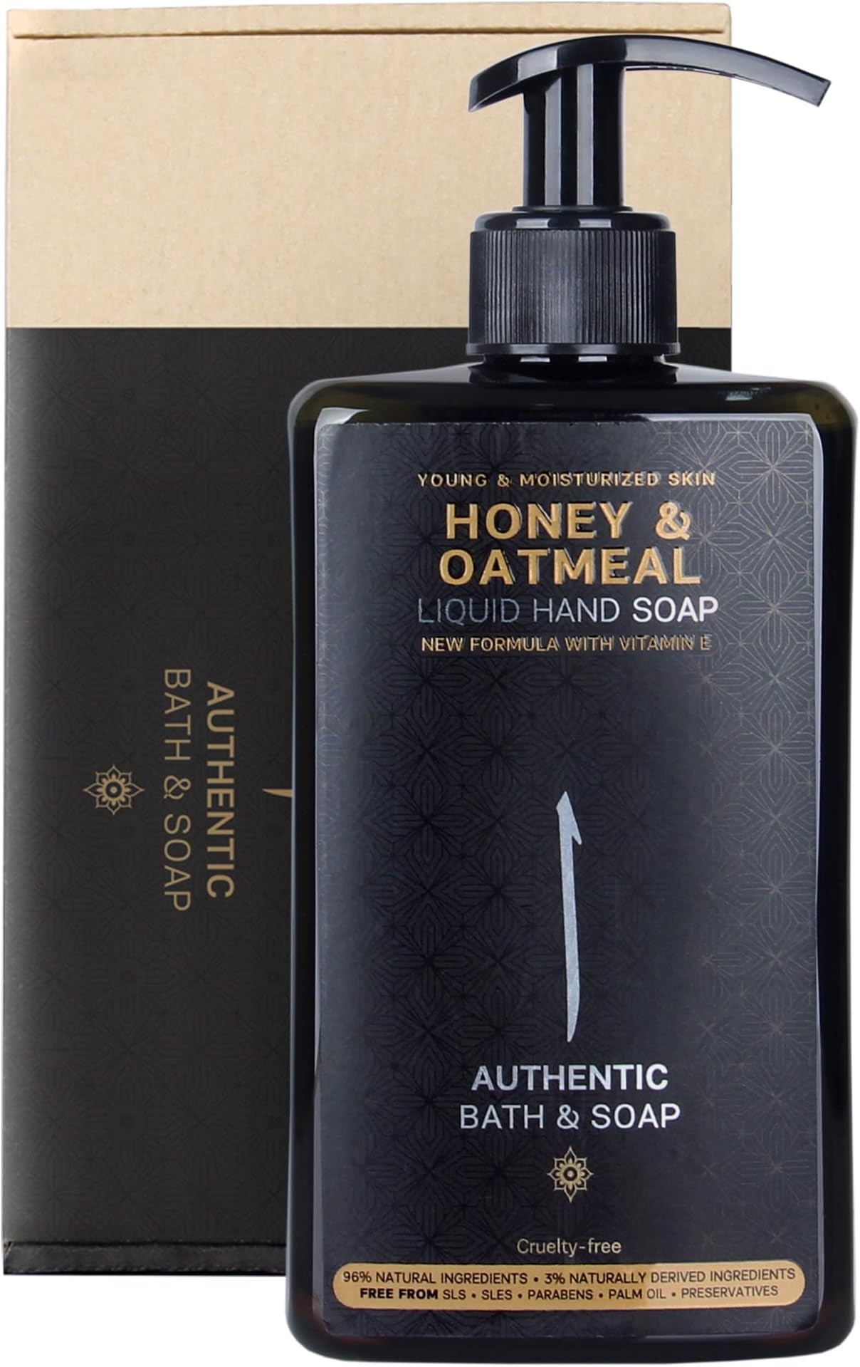 Amazon.com : AUTHENTIC BATH & SOAP Natural - Honey & Oatmeal Liquid ...