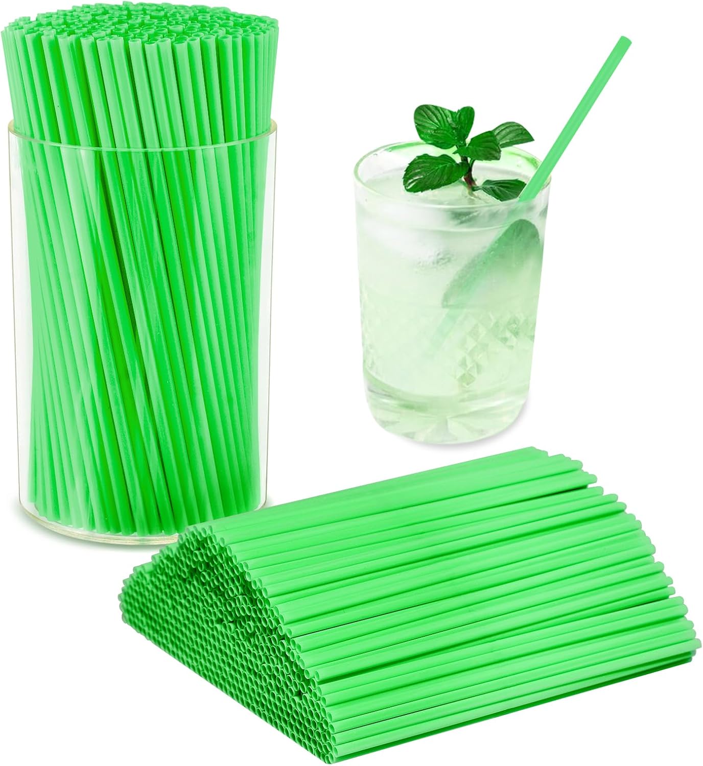 Amazon.com: 500 Pcs Neon Green Coffee Stir Sticks Set Jade Green Stir ...