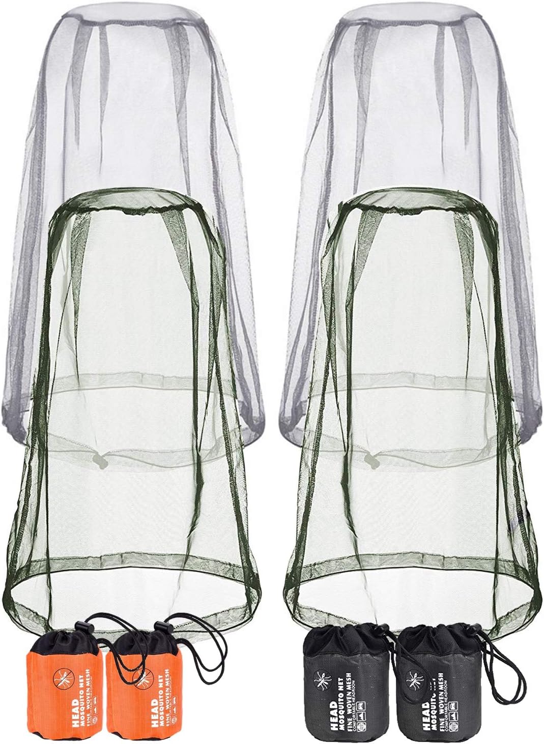 Amazon.com : SAWMLIA Head Net, Face Mesh Protecting Net for Men, Women ...