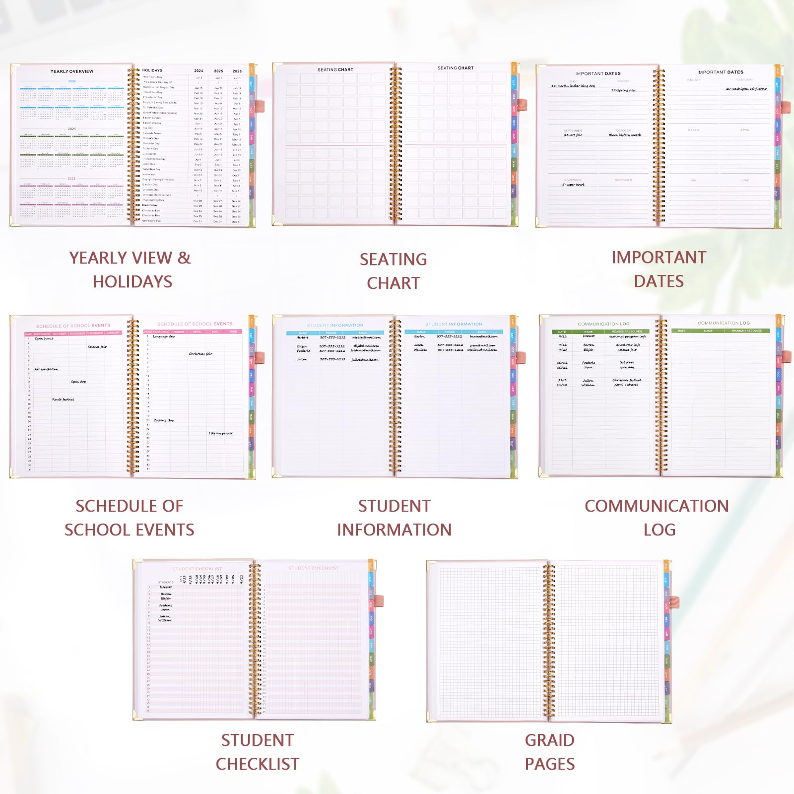Snapklik.com : JUBTIC Teacher Planner 2024-2025 Academic Year, Aug 2024 ...