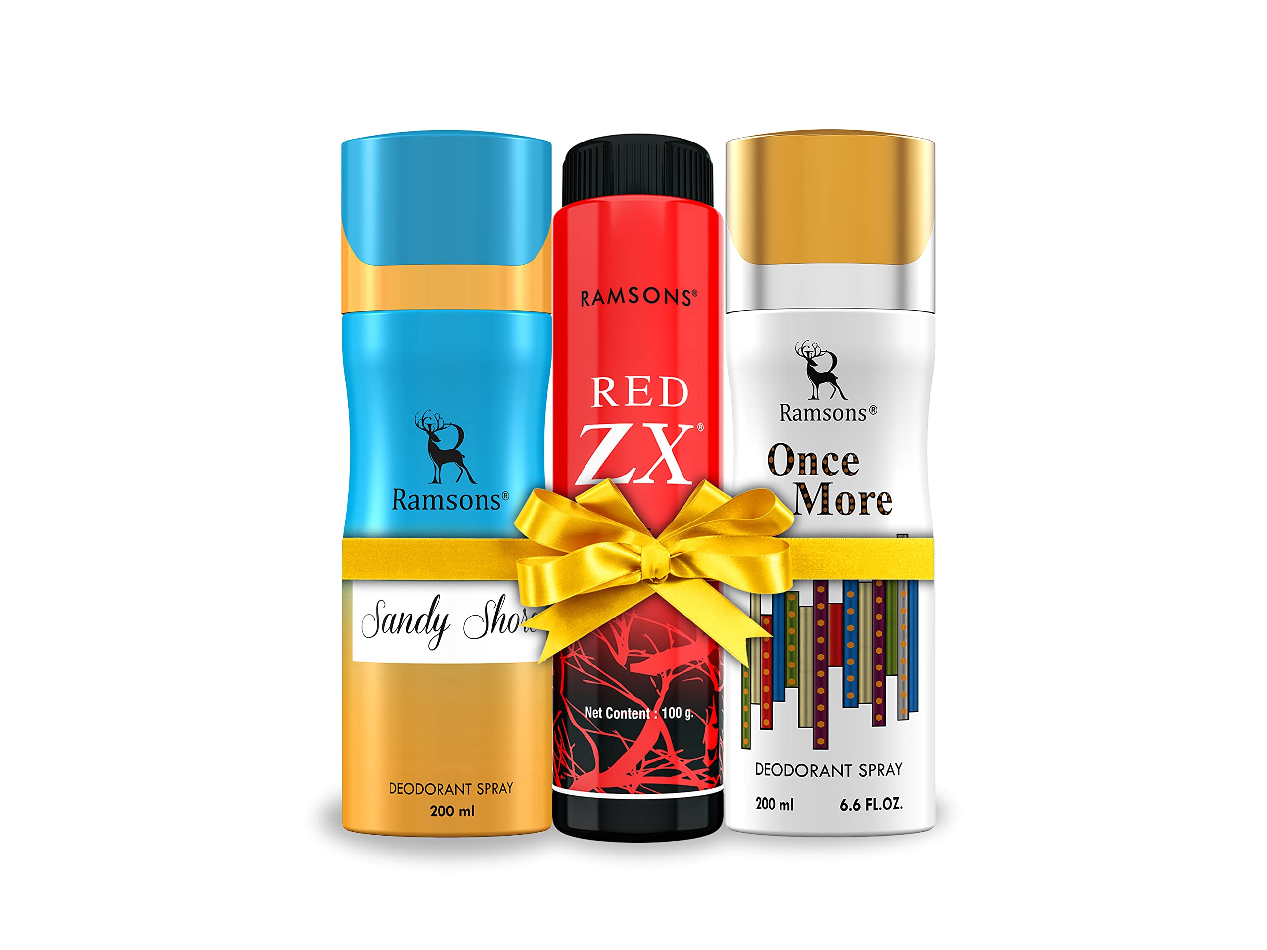 Buy RAMSONS Deo Talc Combo | 1 Sandy Shore Deodorant Spray - 200ml | 1 ...