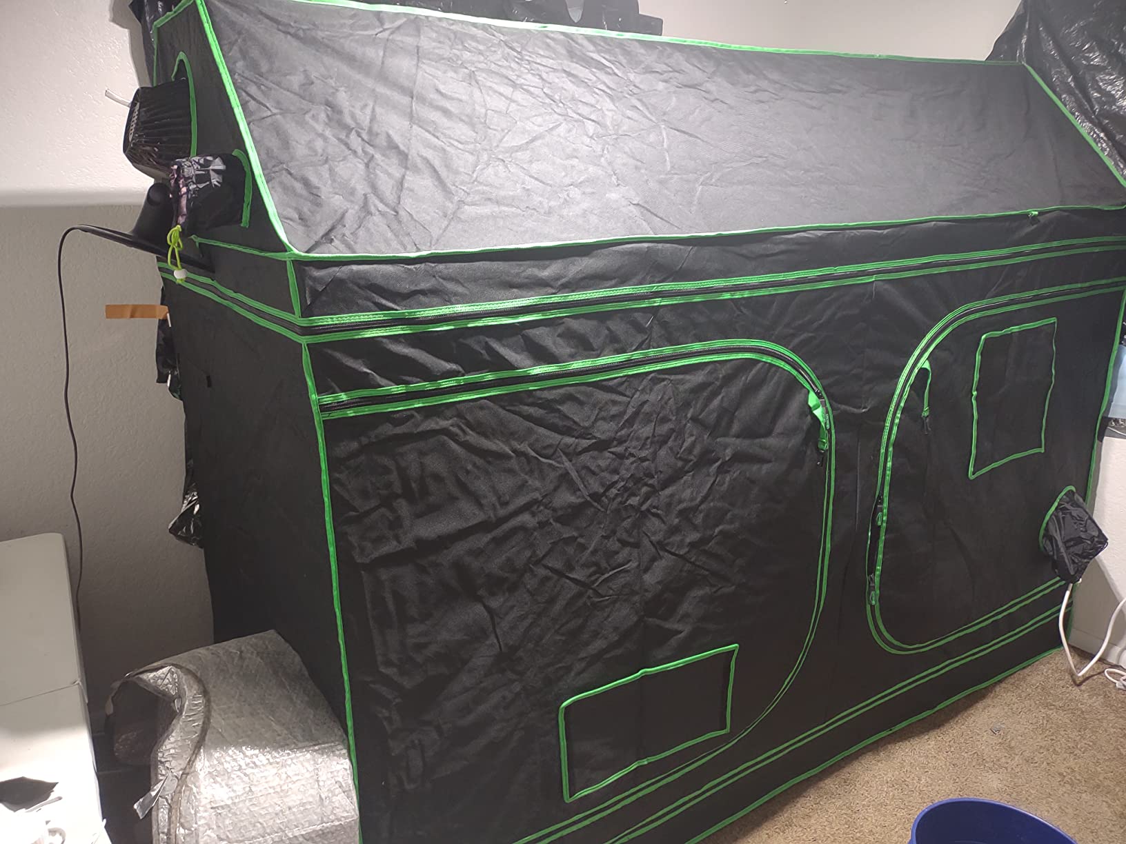 $18/mo - Finance 4x4 Grow Tent, 48"x48"x72" Roof Cube Plant Grow Tents ...