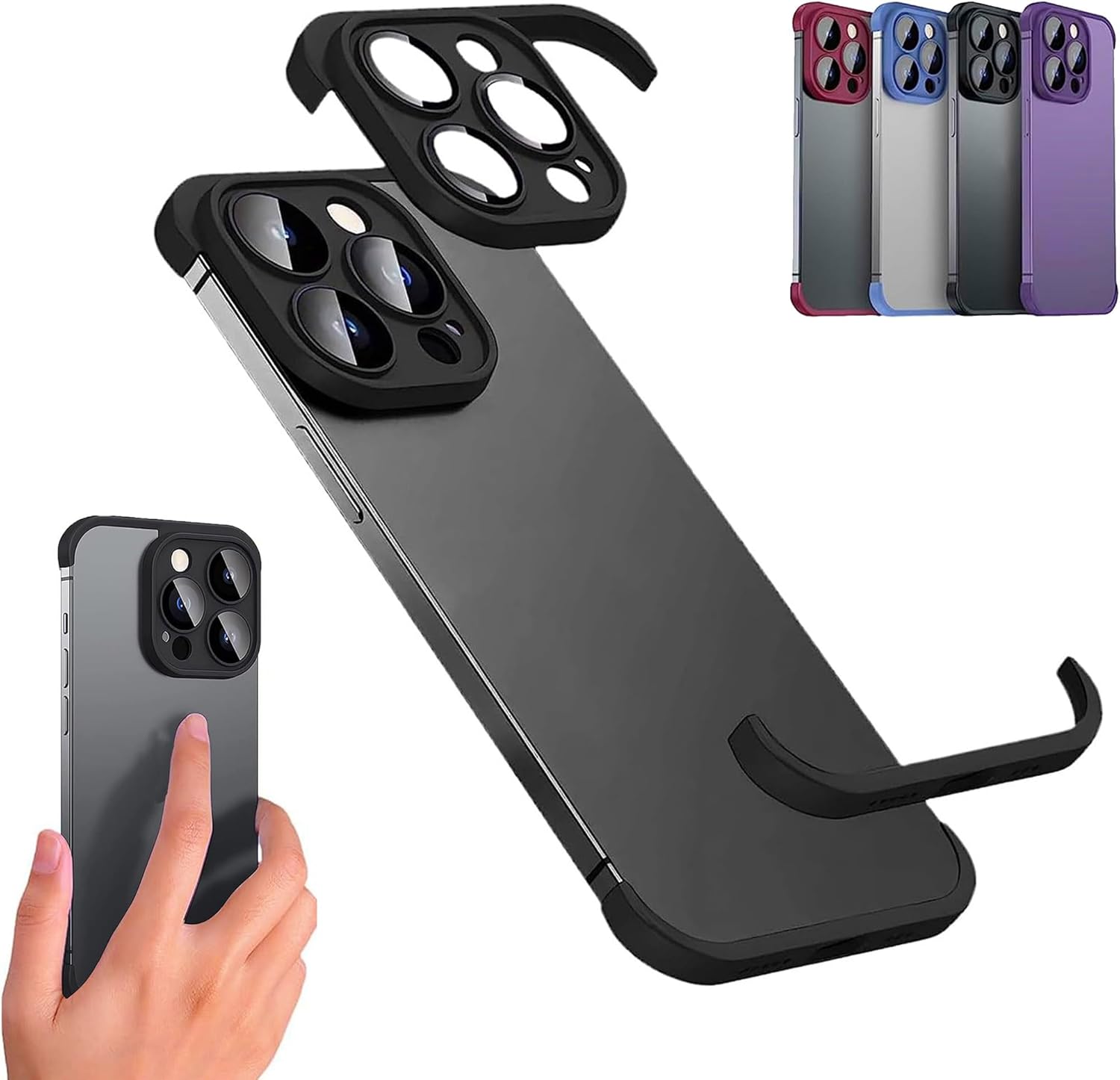 Amazon.com: YeeKeniO Luxury Corner Edge Pad Lens Protector for iPhone ...