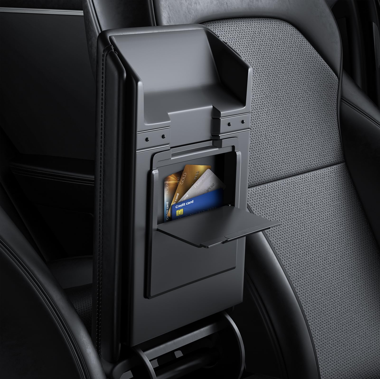 Buy BASENOR 2024 2025 Tesla Model 3 Armrest Hidden Storage Box ...