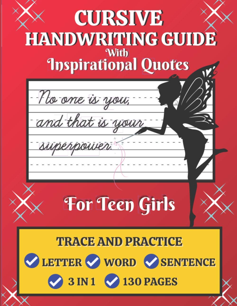 Buy Cursive Handwriting Guide for Teen Girls: Cursive Letters, Words ...