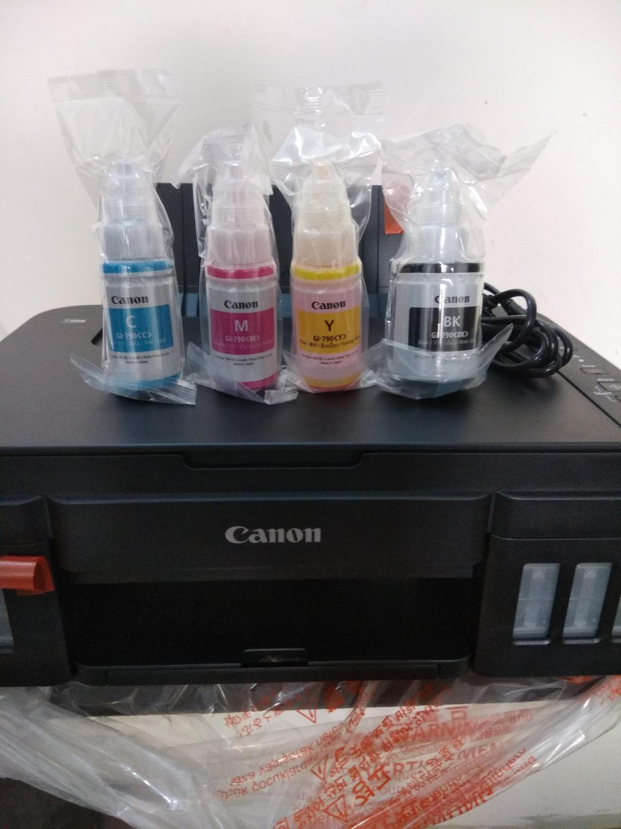 Canon Pixma G2000 All-in-One Ink Tank Colour Printer (Black) : Amazon ...