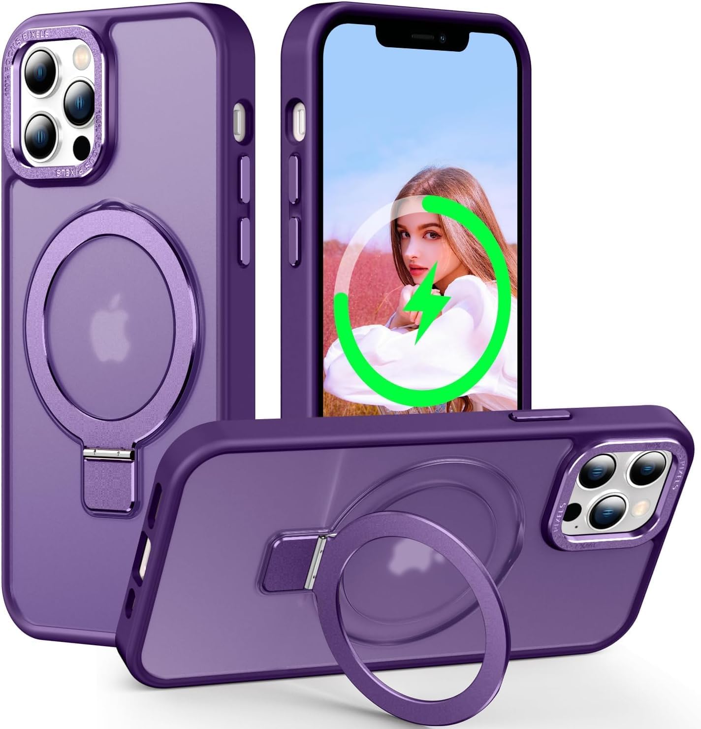 Amazon.com: LOBRULLT for iPhone 11 Pro Max Case Built-in Invisible ...