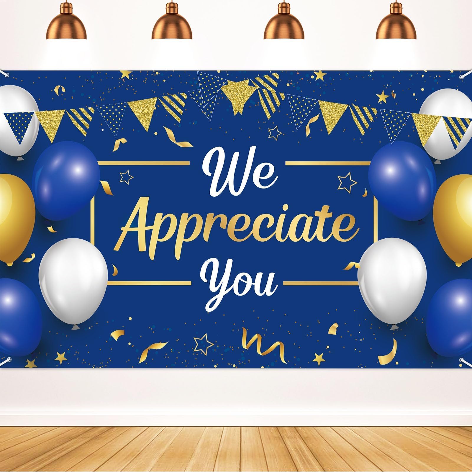 Amazon.com: We Appreciate You Banner Backdrop, Appreciation Party ...