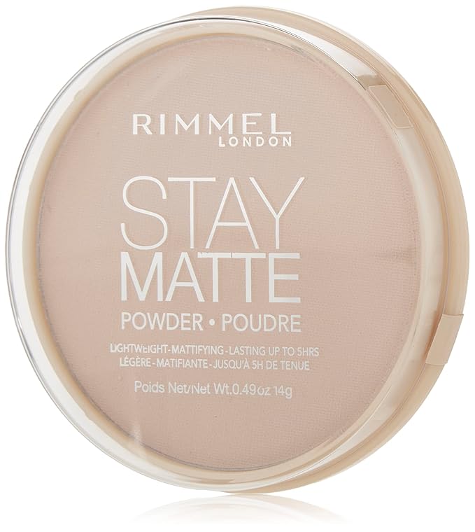 Amazon.com : Rimmel Stay Matte Pressed Powder, Natural, 0.49 Ounce ...