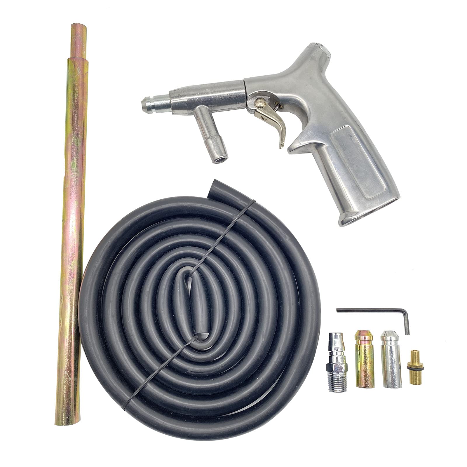 Buy SHUNJIE Sandblaster Kit Air Siphon Feed Sandblasting with Tips ...