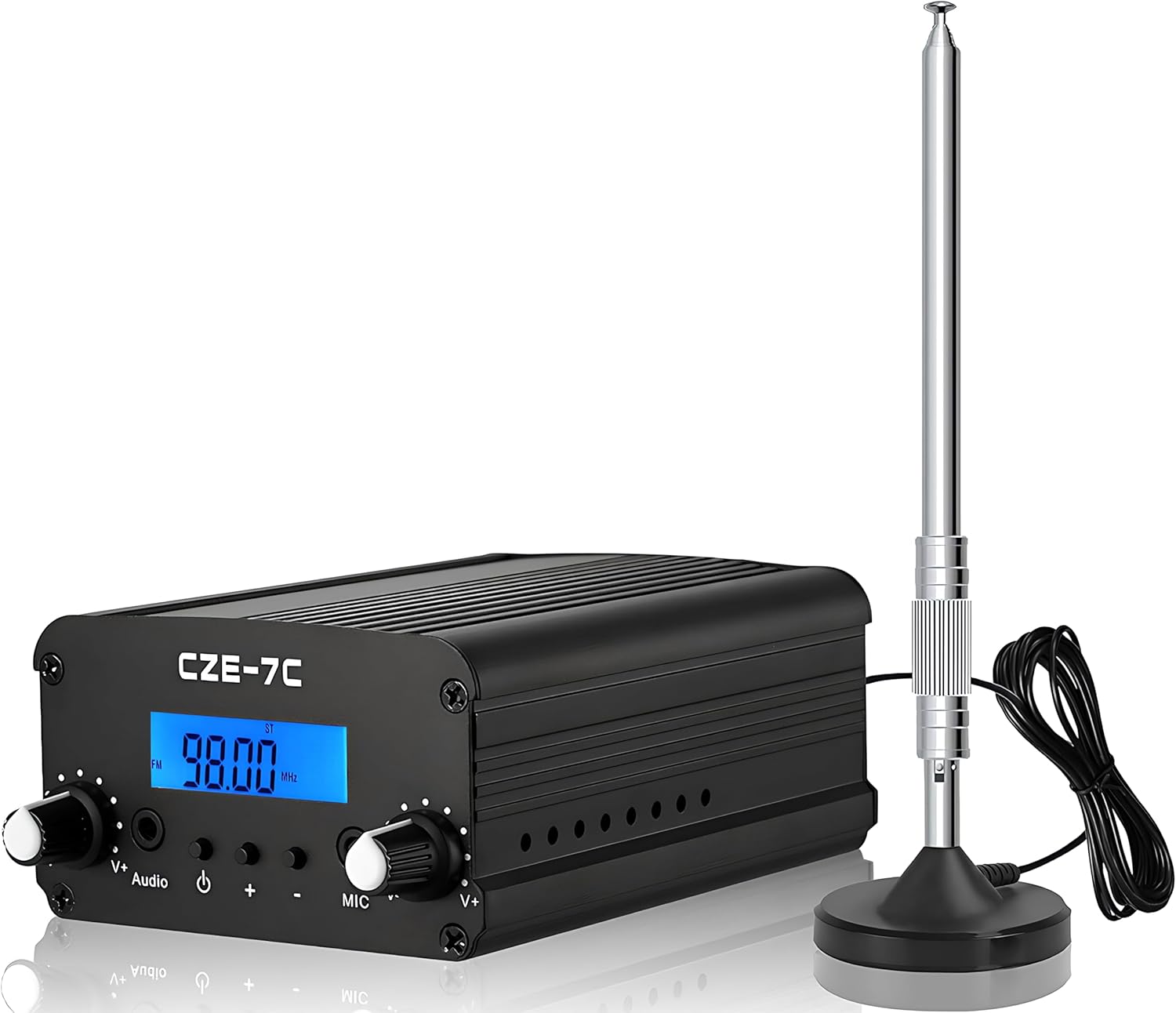 Amazon.com: CUIAMAO 7W 1W FM Transmitter for Church, Long Range FM ...