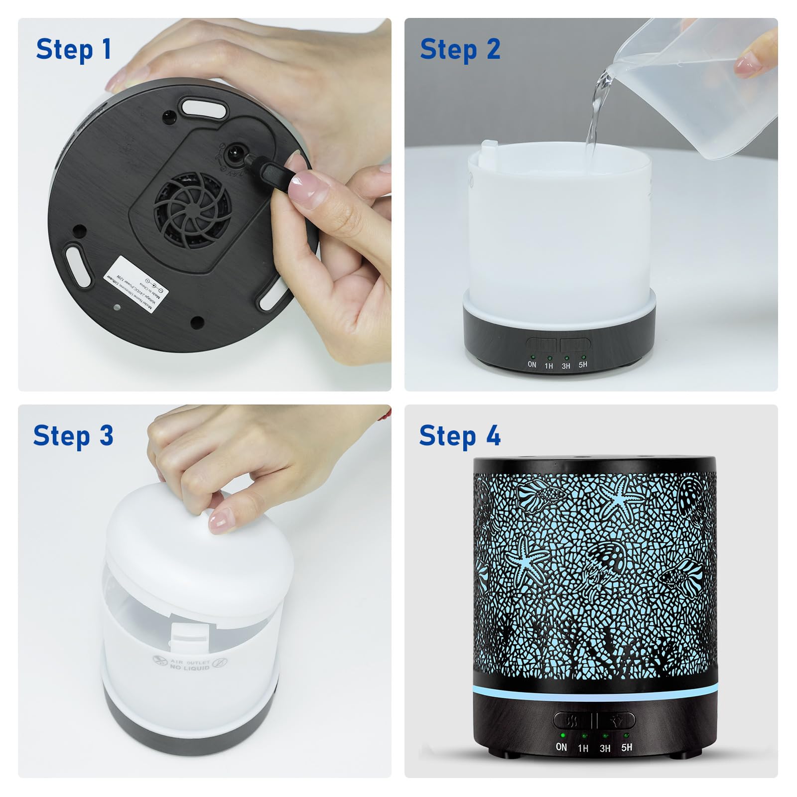 Walmart Electric Oil Diffuser Better Homes & Gardens 280mL Cool Mist