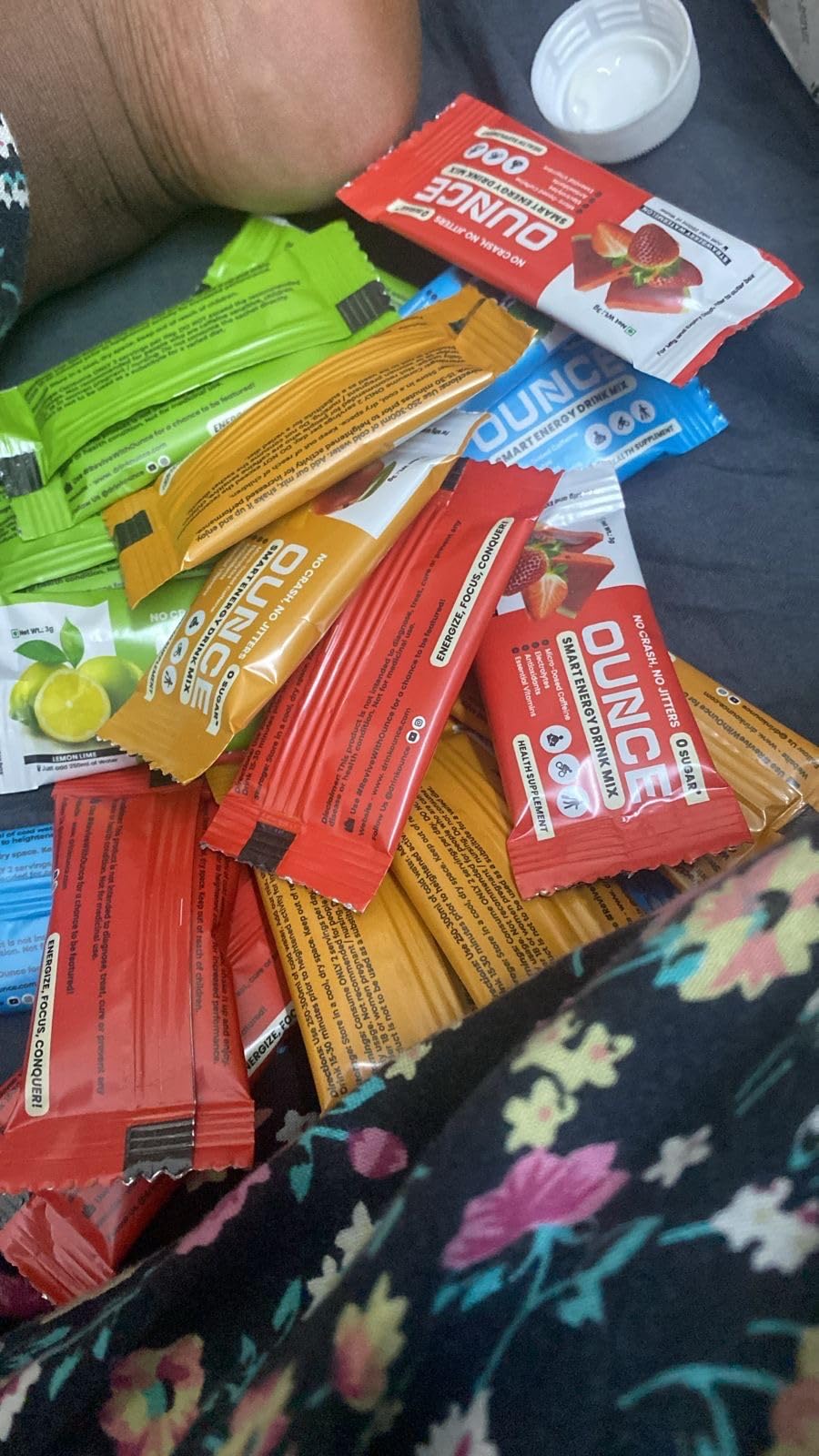 Ounce Strawberry, Instant Energy Drink Powder + Electrolyte Powder - 20 ...