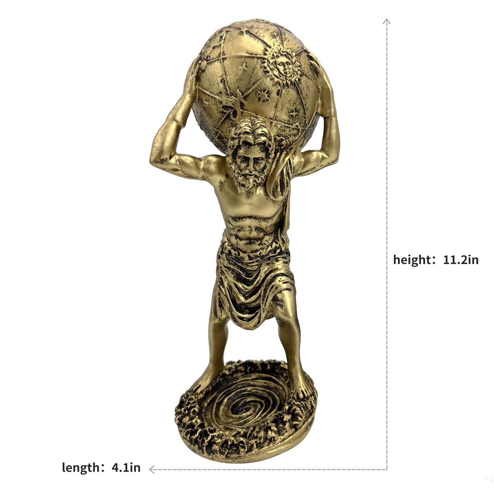 Atlas Statue Drawing