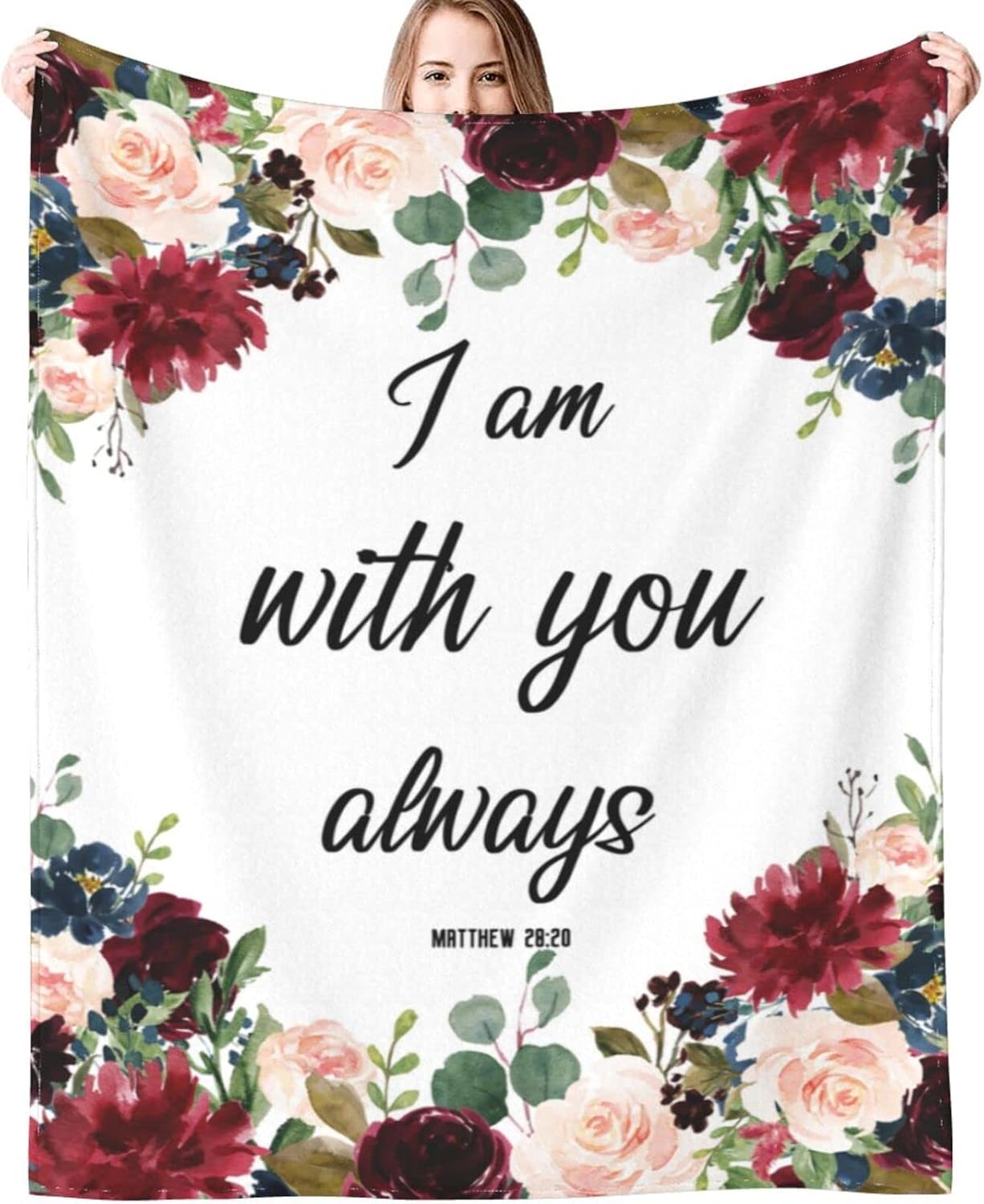 Amazon.com: Bible Verse Blanket Scripture Soft Warm Prayer Religious ...