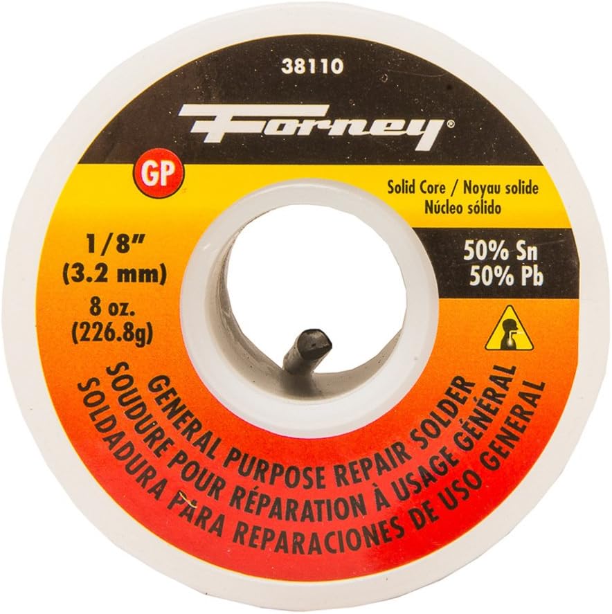 Forney Solder Solid 1/8", 8 oz. - Arc Welding Equipment - Amazon.com