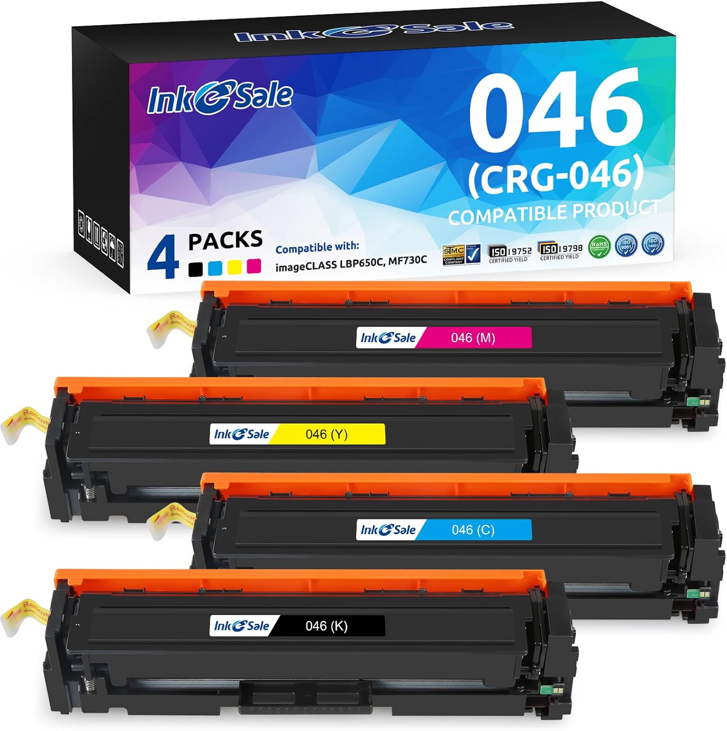 Amazon.com: INK E-SALE Compatible CRG-046 Toner Cartridge Replacement ...