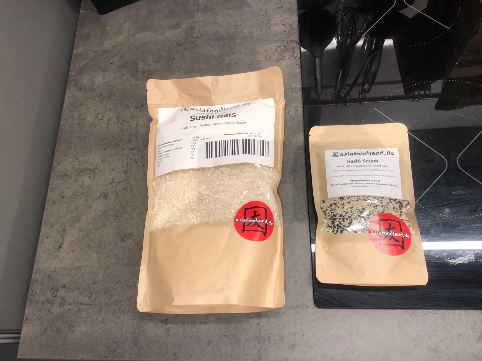 Asiafoodland - Sushi Sesam Mix - weißer und schwarzer Sesam für Inside ...