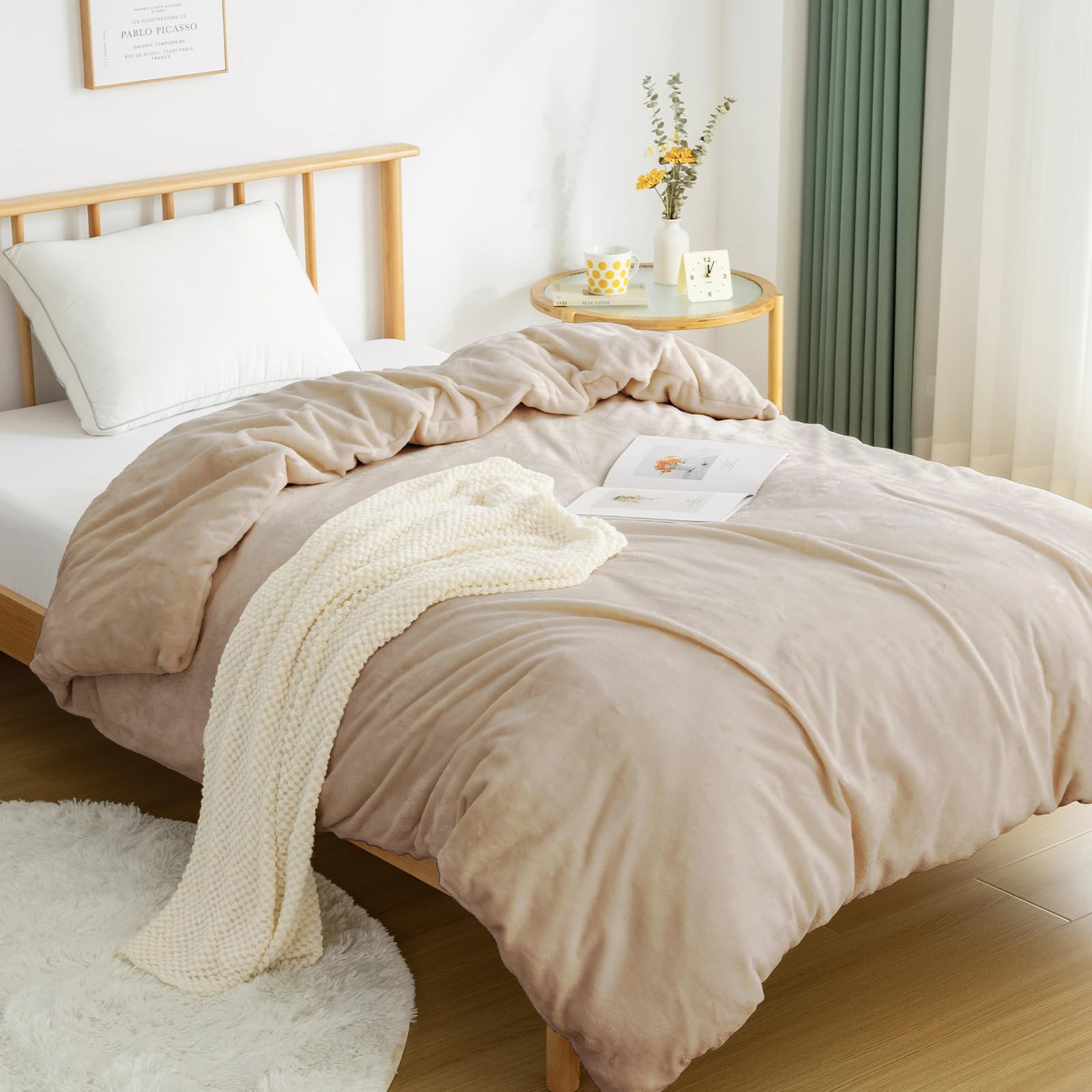 Amazon｜Matdeco 掛け布団カバー セミダブル 冬 あったか フランネル 掛けふとんカバー 極細マイクロファイバー 布団カバー 毛布カバー 吸湿発熱 ふわふわ 蓄熱保温 かけ布団 ...