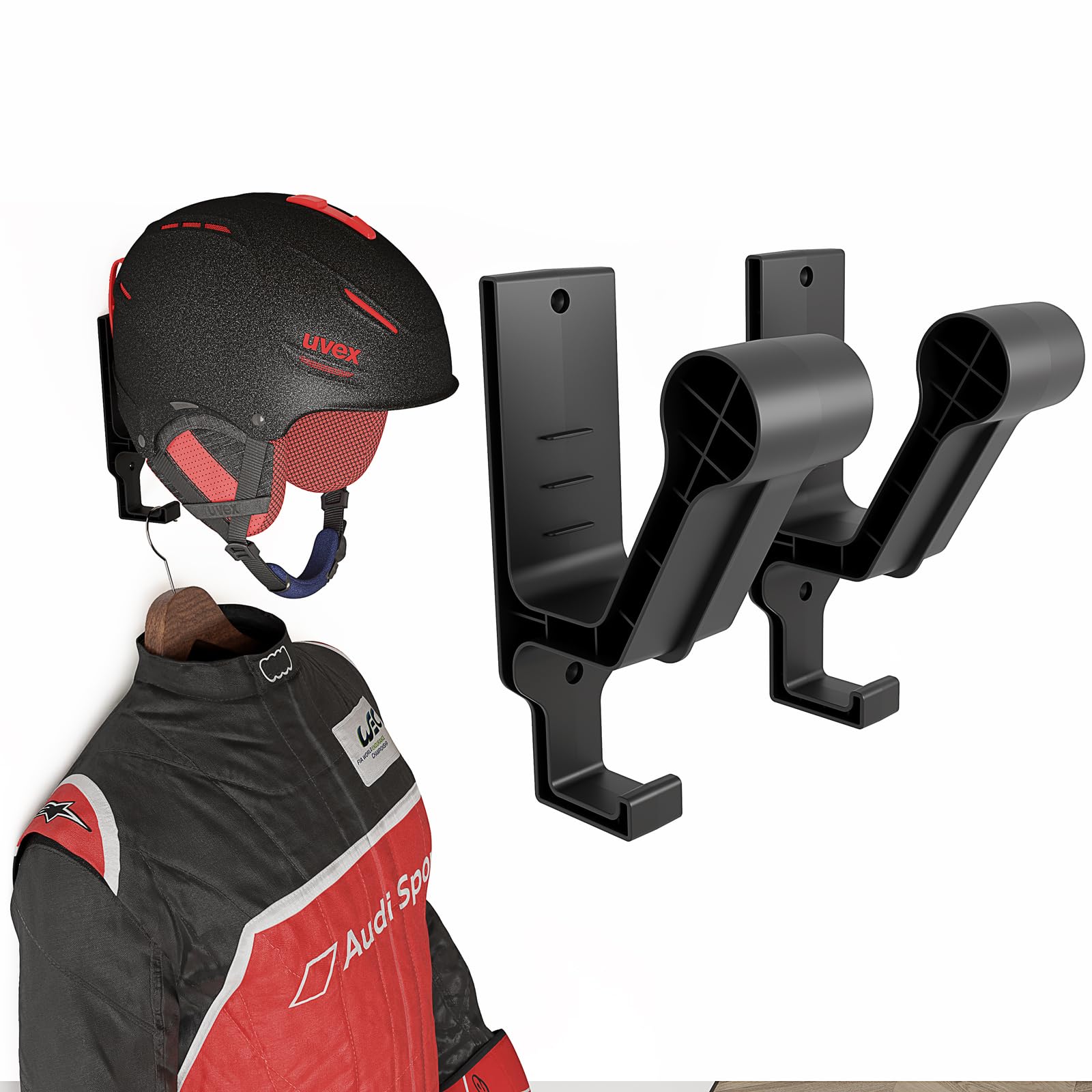 sciuU Helmet Display Wall Mount [2 pcs] – Helmets Holder Rack Stand ...