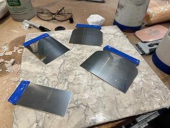 Metal Body Filler Scraper Stainless Steel spreaders Set 4pcs 50/80/100 ...