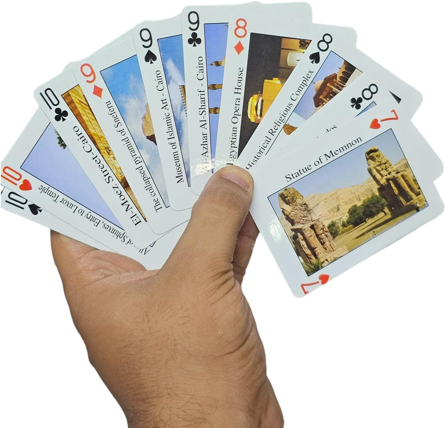 Amazon.com: Set of 2 Egyptian-Themed Playing Cards Pharaoh Playing ...