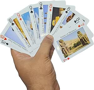 Amazon.com: Set of 2 Egyptian-Themed Playing Cards Pharaoh Playing ...