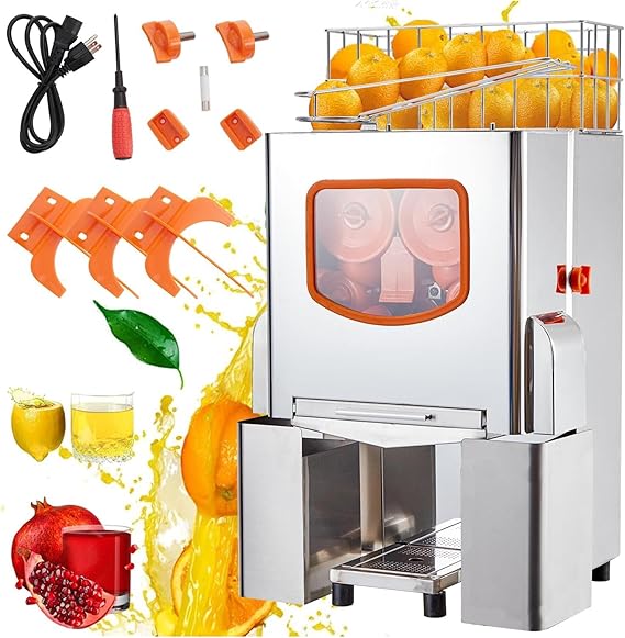 Amazon.com: Commercial Orange Juicer Machine, 110V Orange Squeezer ...