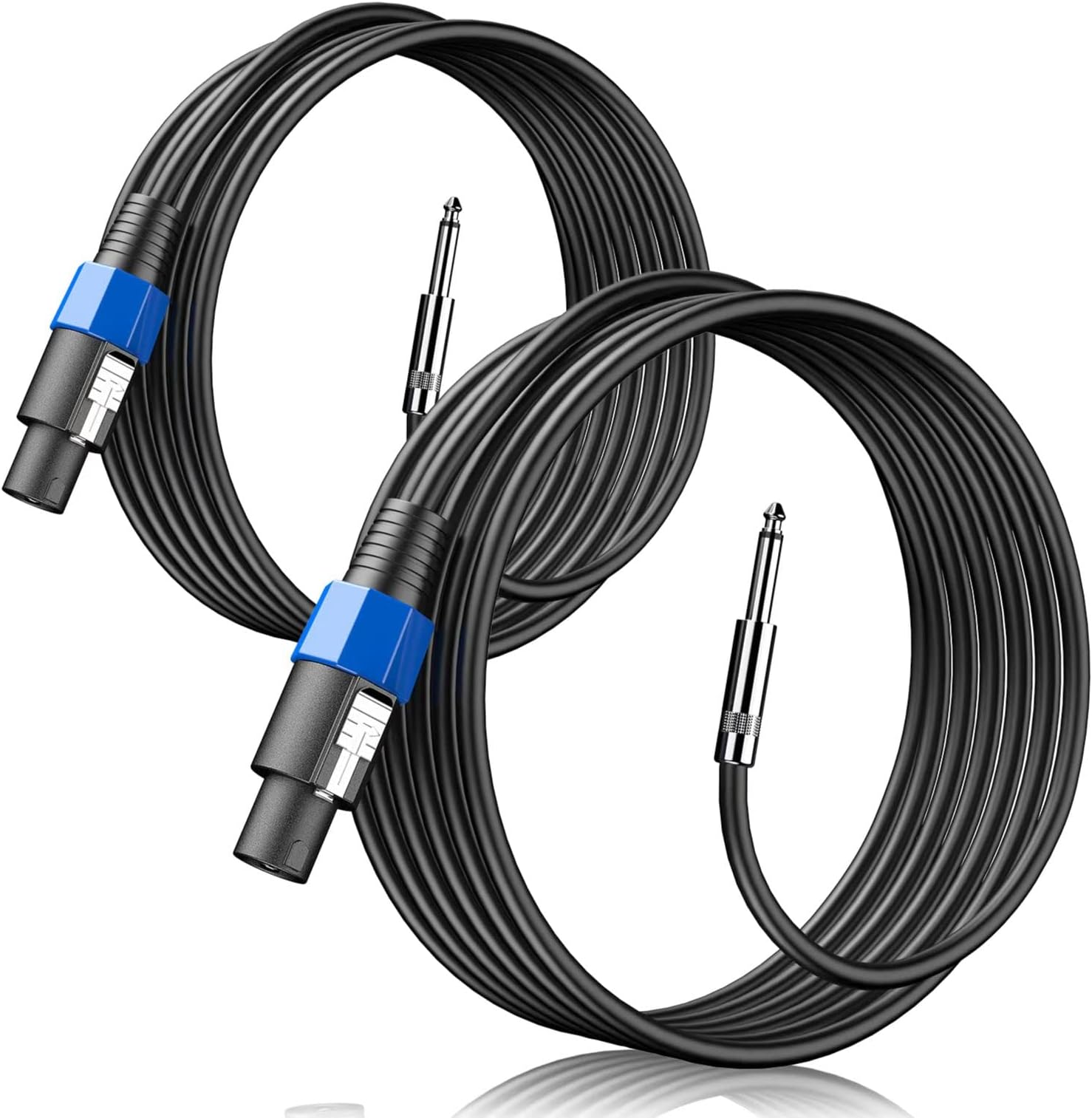 Amazon.com: Yoico 2Pcs 25 Feet Professional Speakon to 1/4 Speaker ...