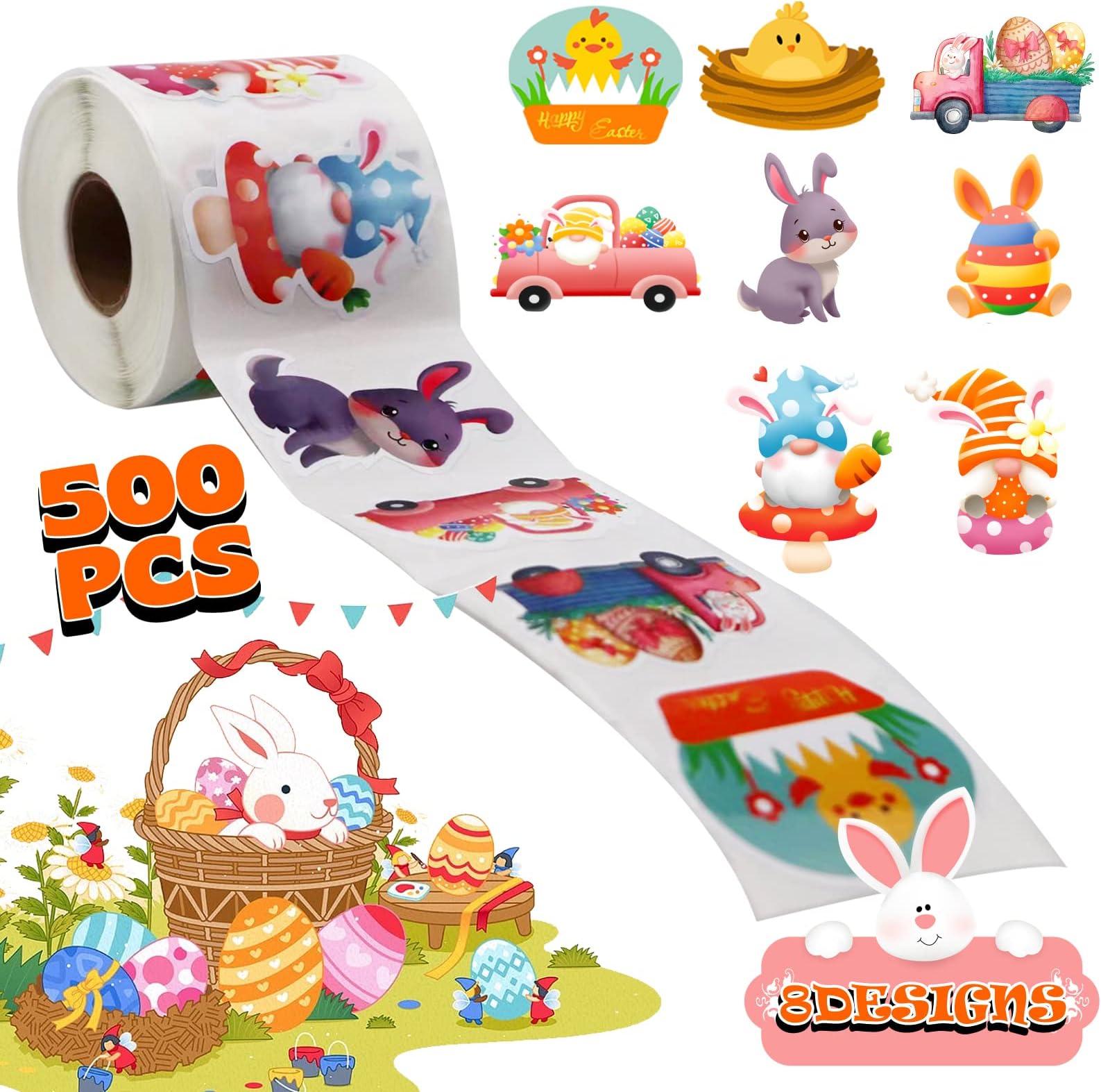 Amazon.com : Eureka Peanuts Easter Stickers, Theme (655061) : Office ...