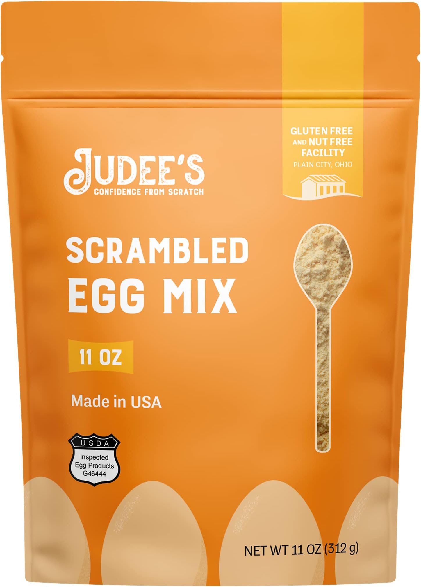 Amazon.com : Judee's Gluten Free Scrambled Egg Mix - 11oz Non-GMO ...