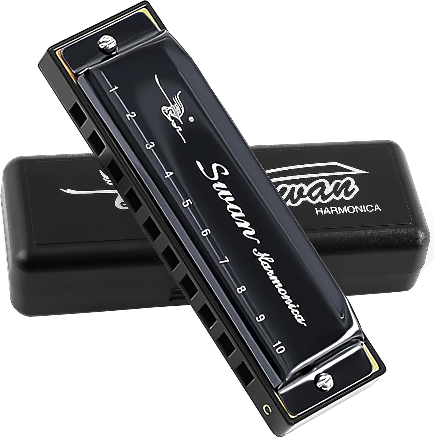 Armónica, LENGSIDA Harmonica, Llave Principal C, 10 Agujeros 20 Tonos ...