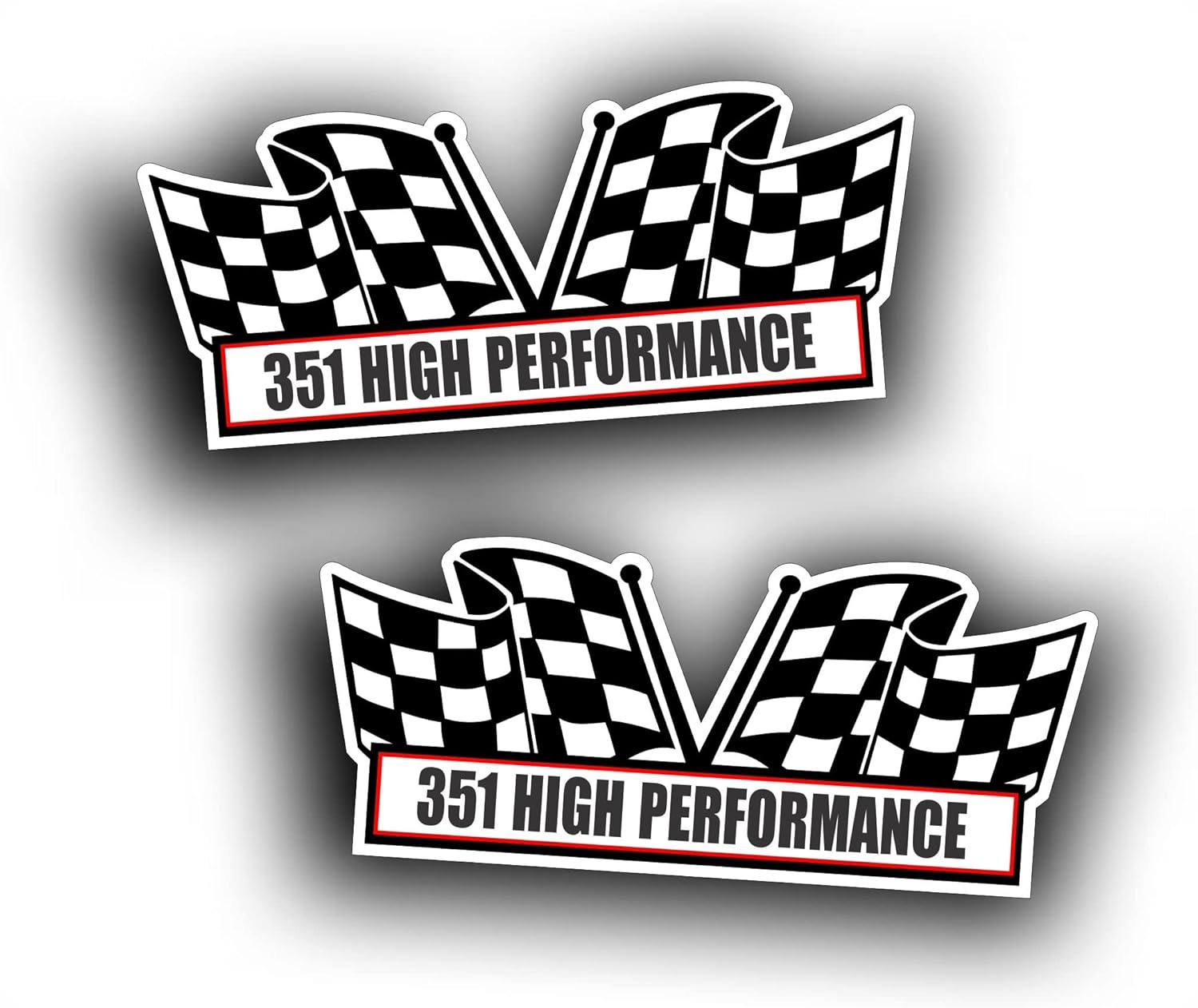 Amazon.com: 2X Engine Window Air Cleaner Sticker Decal 351 High ...