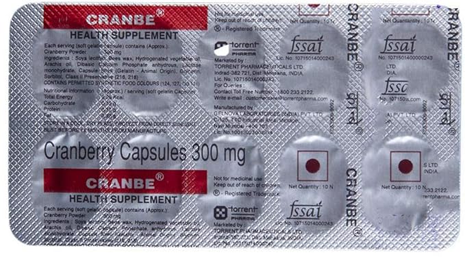 Cranbe - Strip of 10 Capsules : Amazon.in: Health & Personal Care