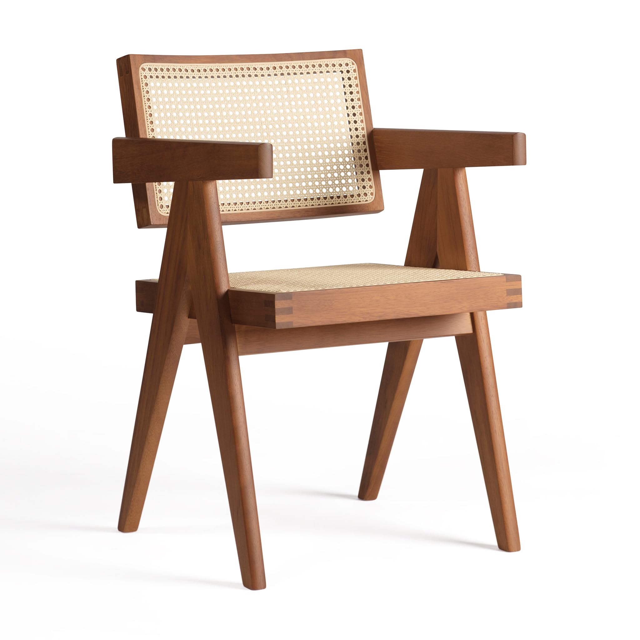 Amazon.com: Klarel Chandigarh Armchair Chair, Traditional Teak : Home ...