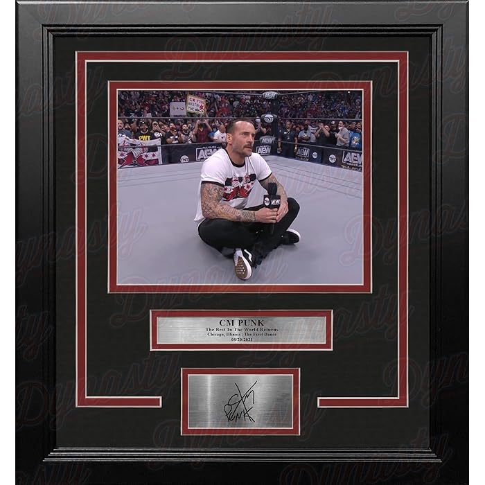 Buy Dynasty Sports CM Punk Returns to Chicago AEW Wrestling Debut Photo ...
