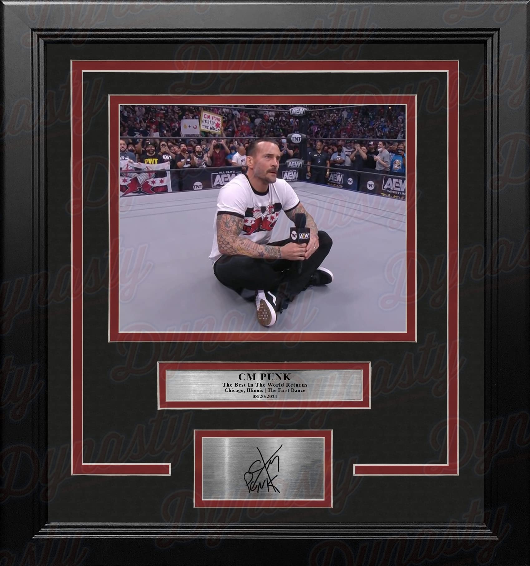 Buy Dynasty Sports CM Punk Returns to Chicago AEW Wrestling Debut Photo ...