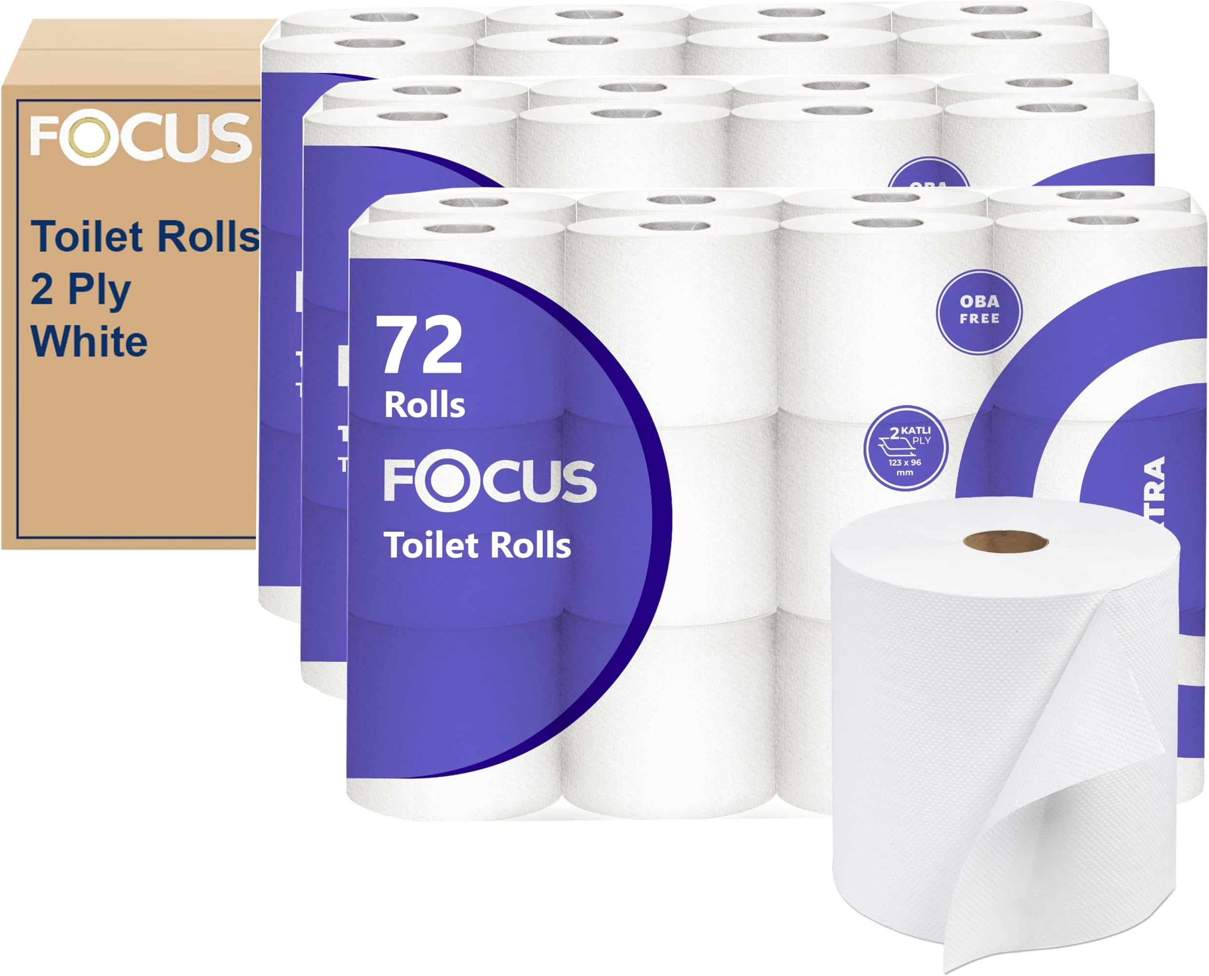 A406 High Capacity Toilet Paper Rolls Ultra Strong Extra Soft White ...