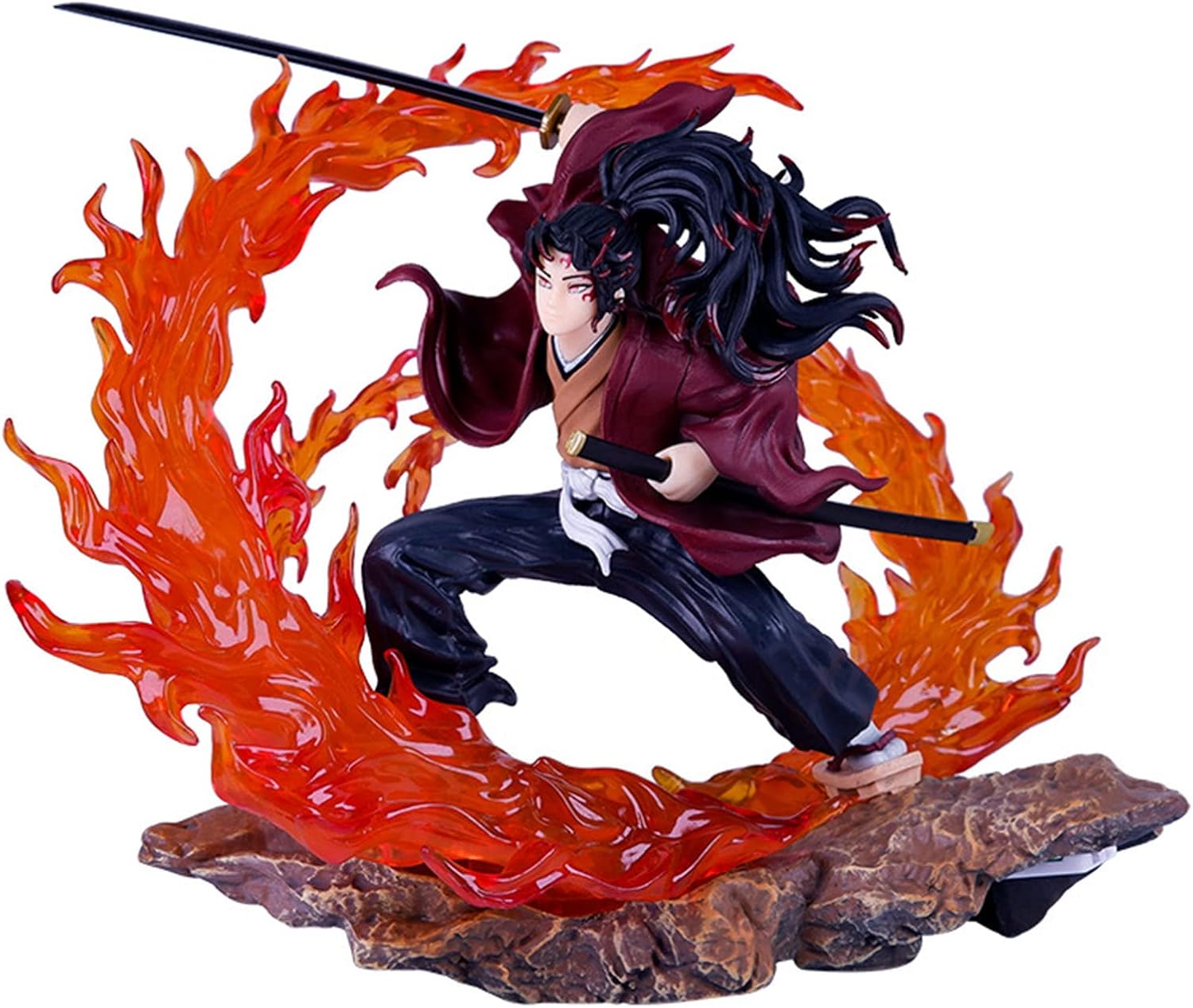 Amazon.com: Ebvonse Kokushibou/Tsugikuni Yoriichi Figure, Anime ...