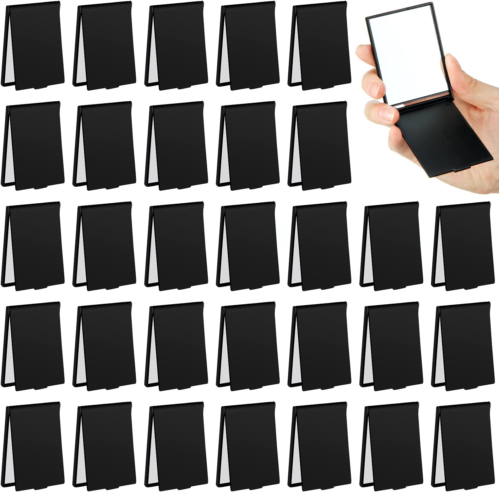 Windspeed 18 Pcs Mini Folding Mirror Round Compact, 2.4 in Small ...